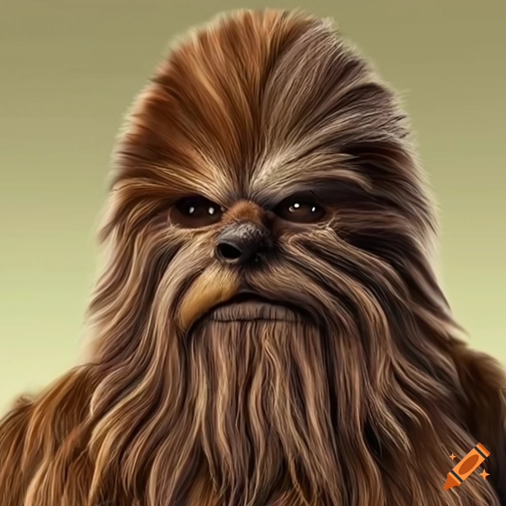 Wookiee with dyed fur on Craiyon