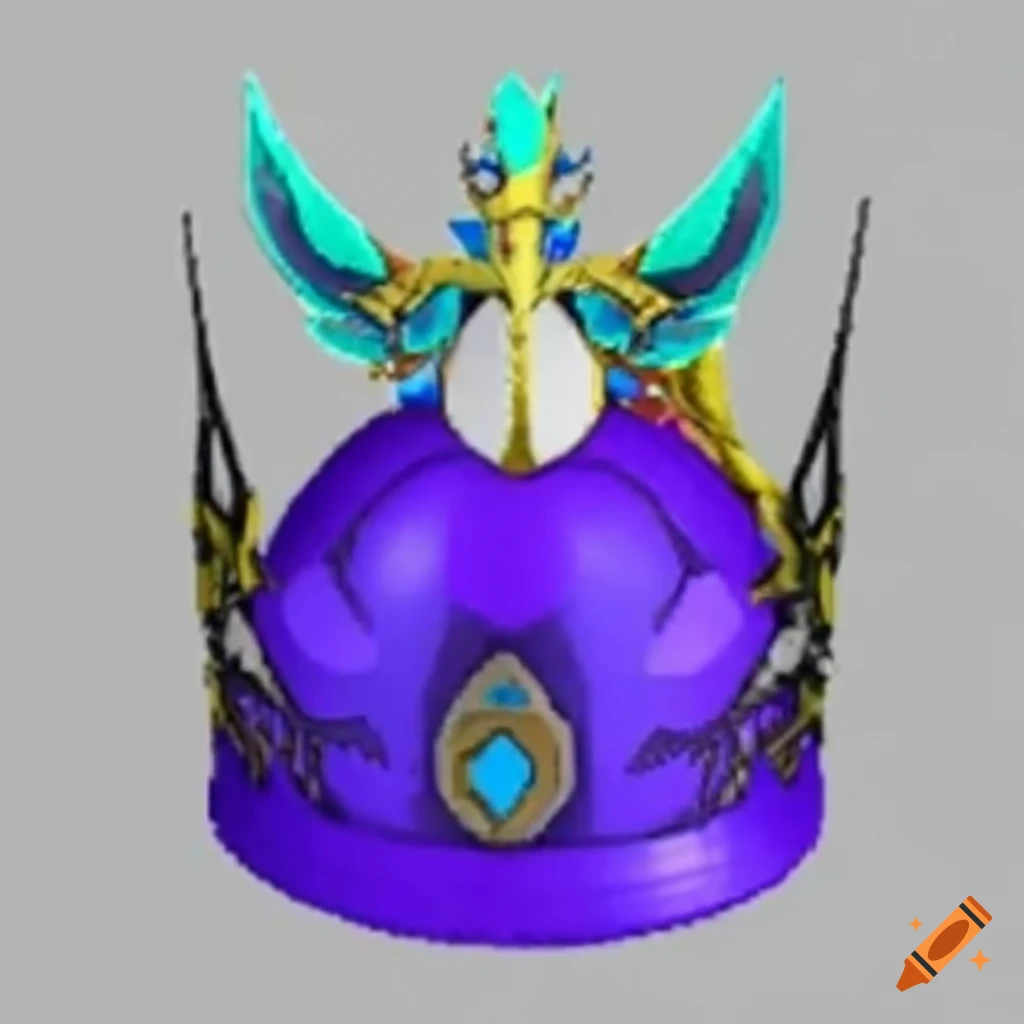 A popular virtual valkyrie hat from the popular game roblox, front view