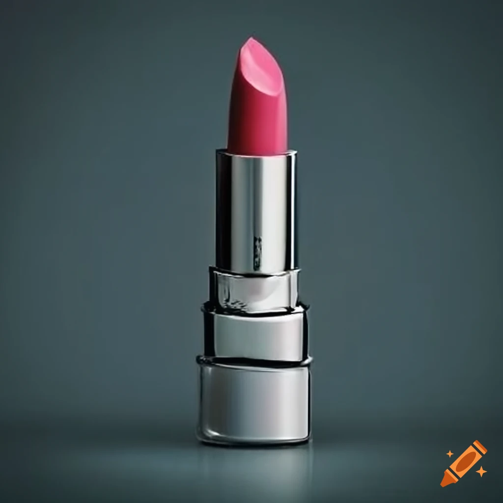 Fresh lipstick glistening on Craiyon