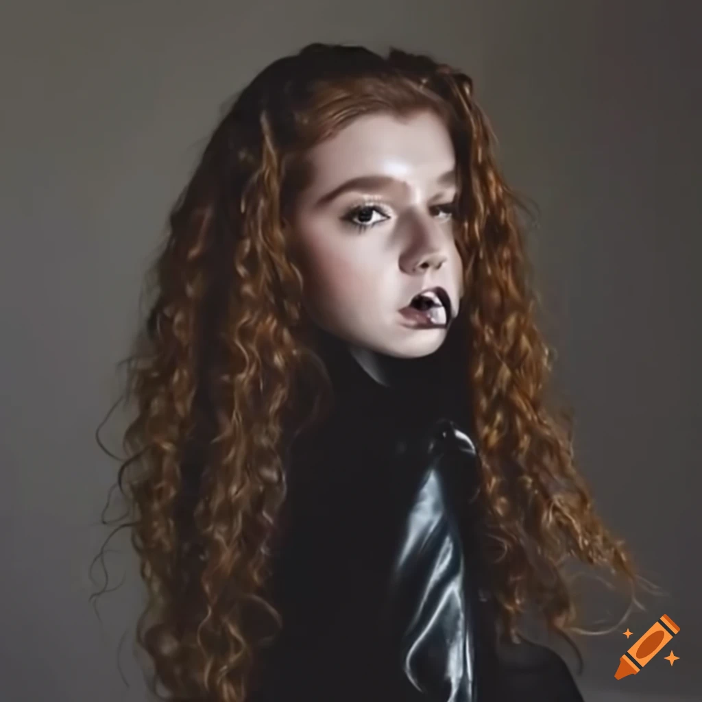 Francesca Capaldi wearing black leather outfit invasion of the body ...