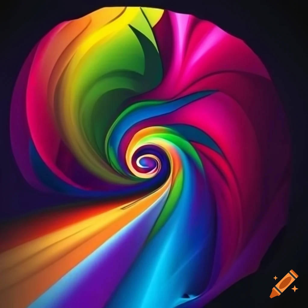 Create a very colorful image