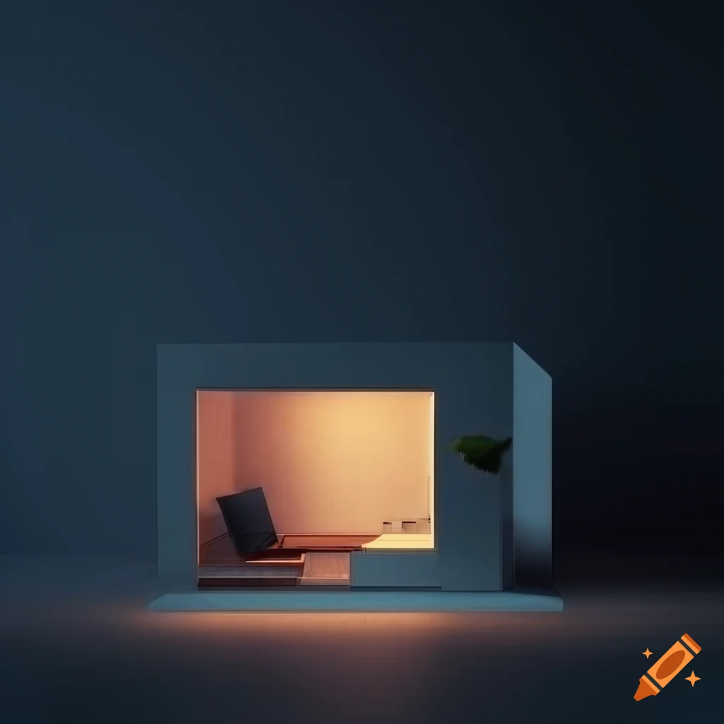 Photorealistic architectural micro studio rendering built keylight ...