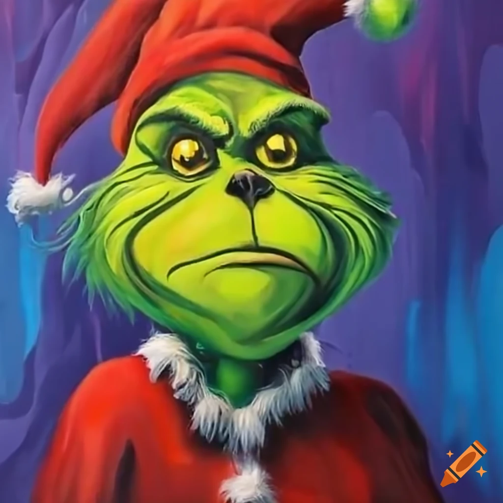 Grinch rich on Craiyon