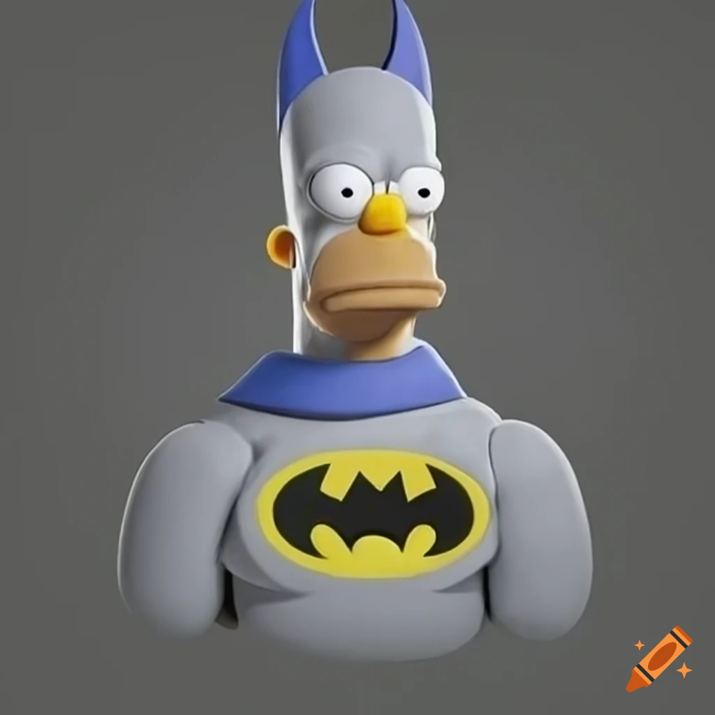 Homer simpson as batman