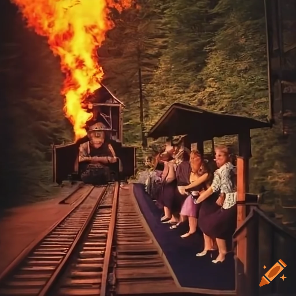 Oh, the Big Big Choo Choo damned me to hell, Fire and death and that ...