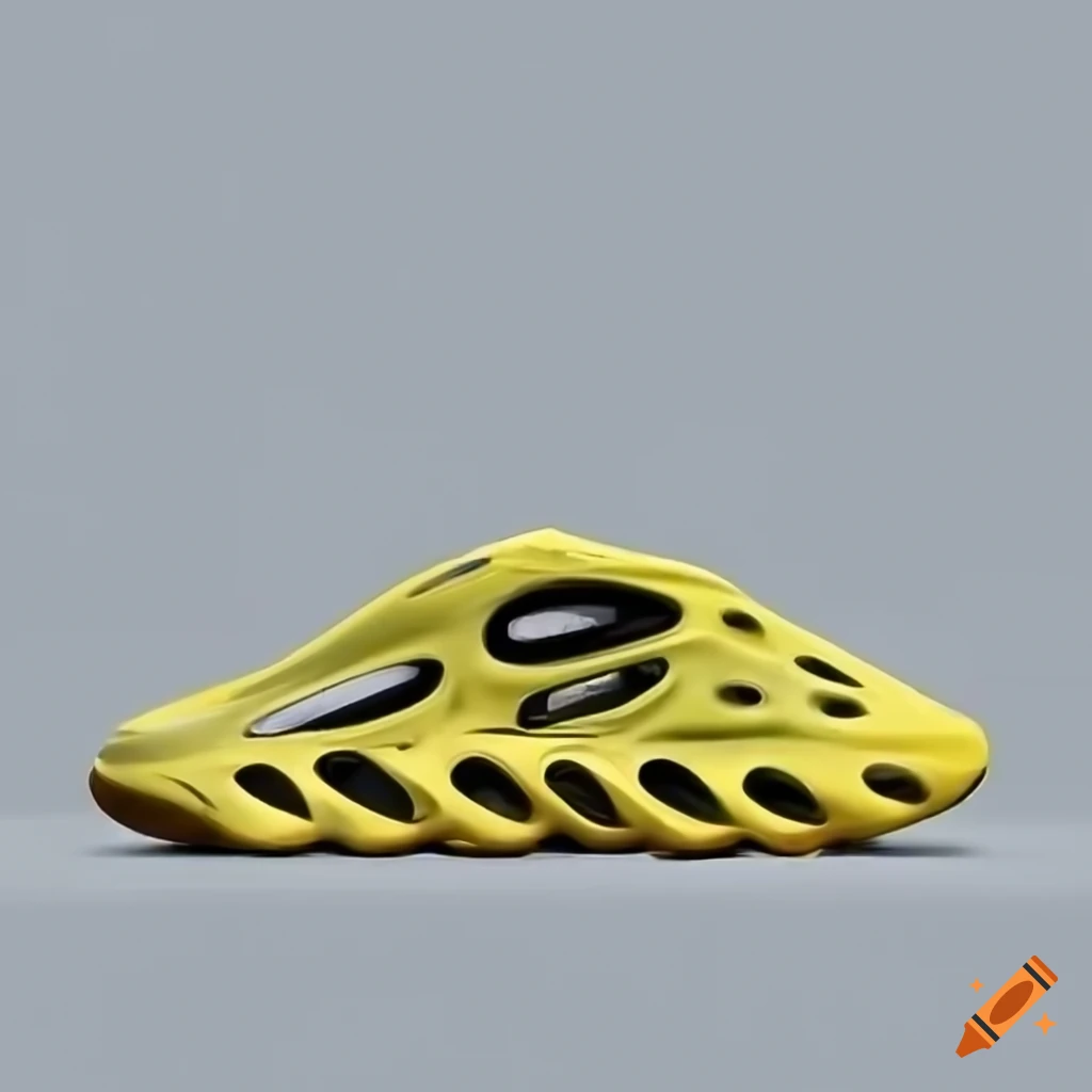 Side view. Futuristic waterproof yeezy winterized mx foam runner made ...