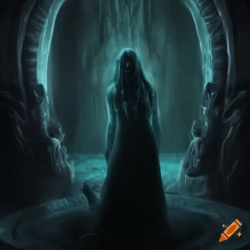 Horror portal ethereal on Craiyon