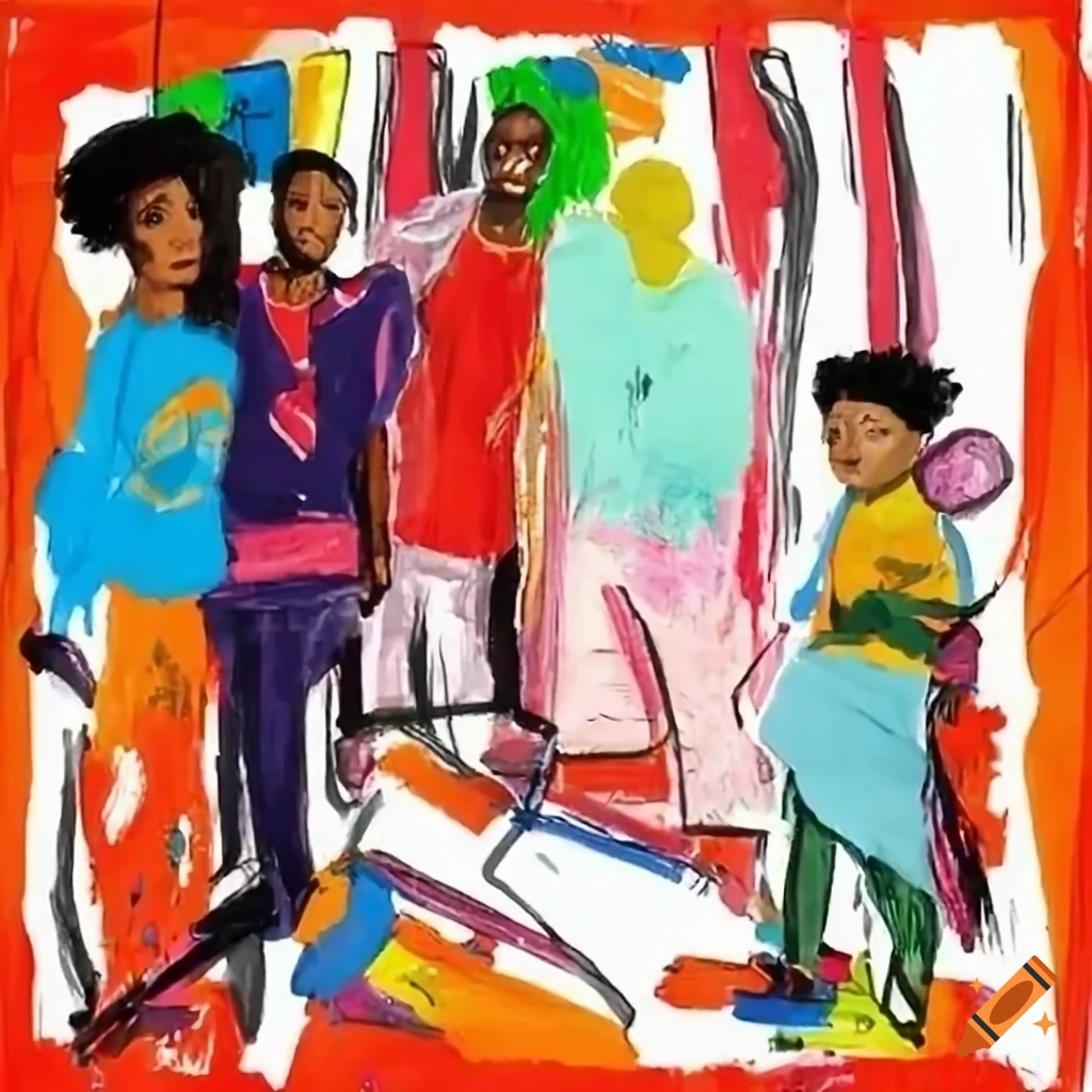 Iconic album cover of a tribe called quest on Craiyon