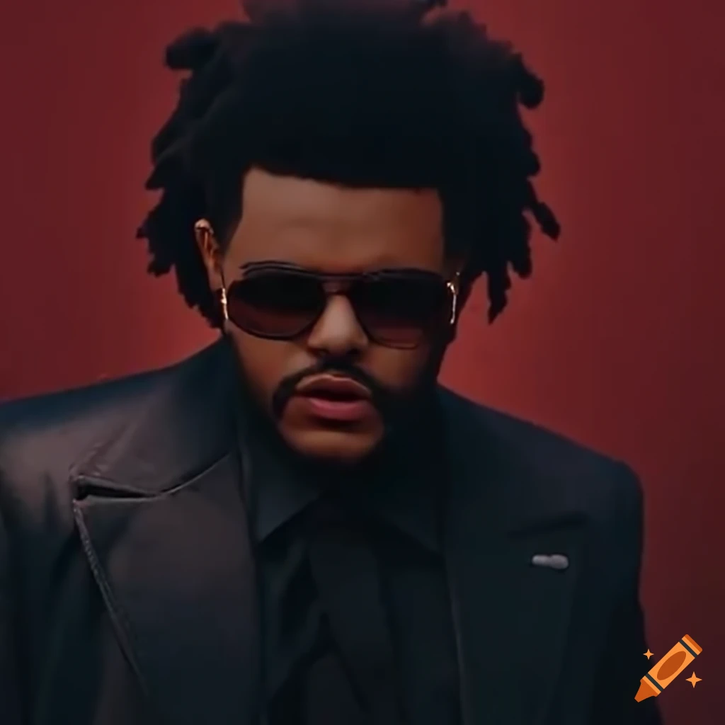 The weeknd in mj costume on Craiyon