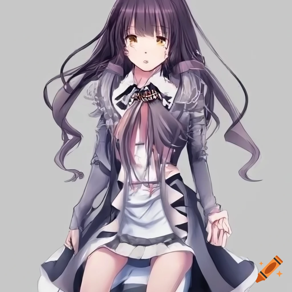 Anime girl full body