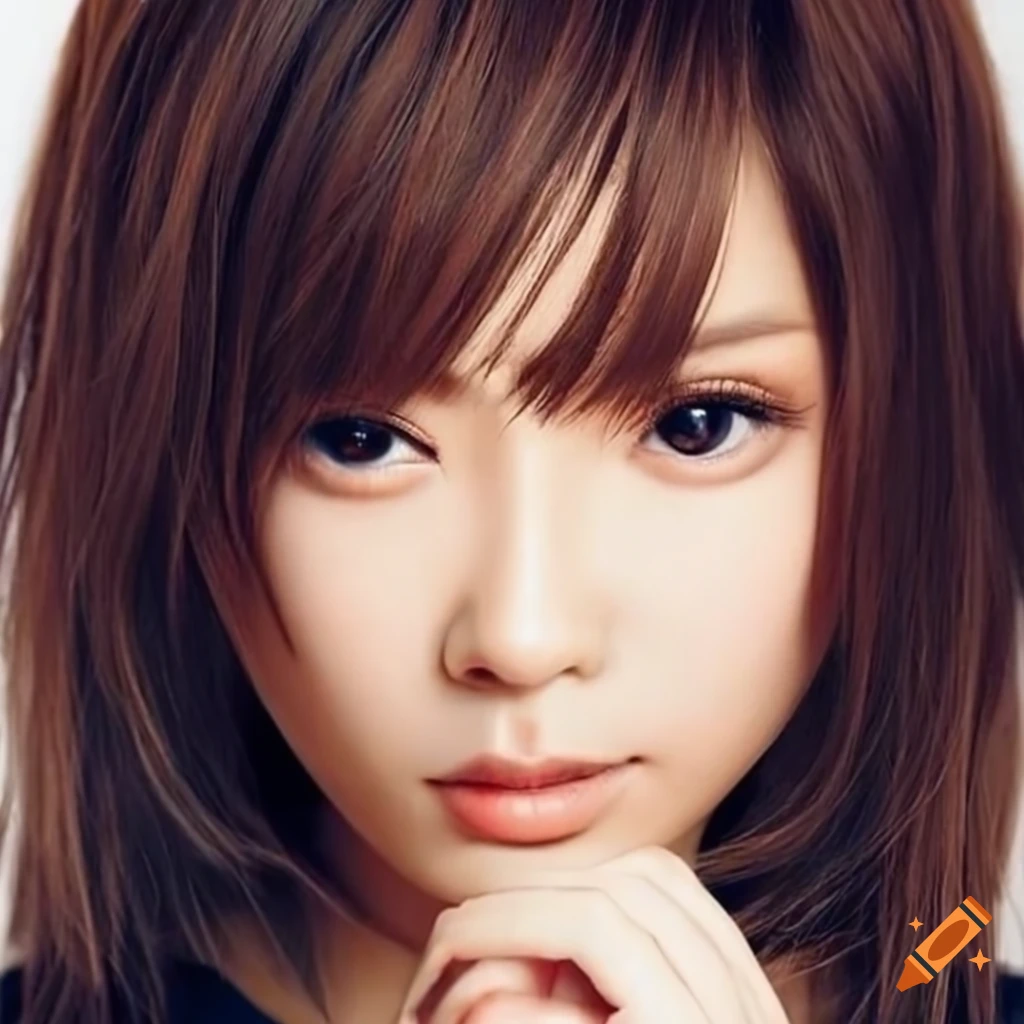 Beautiful Japanese singer on Craiyon