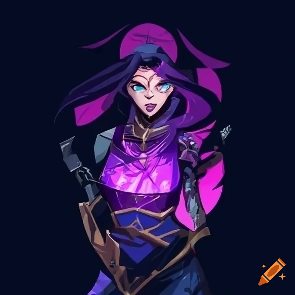 Reyna valorant tshirt design on Craiyon