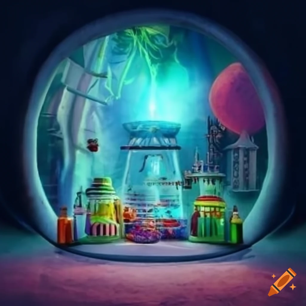 Science wonderland, a lab-themed theme park