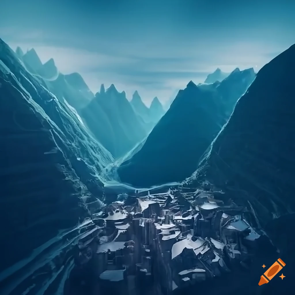 Architecture mountain village map blueprint model, birds eye view, best ...