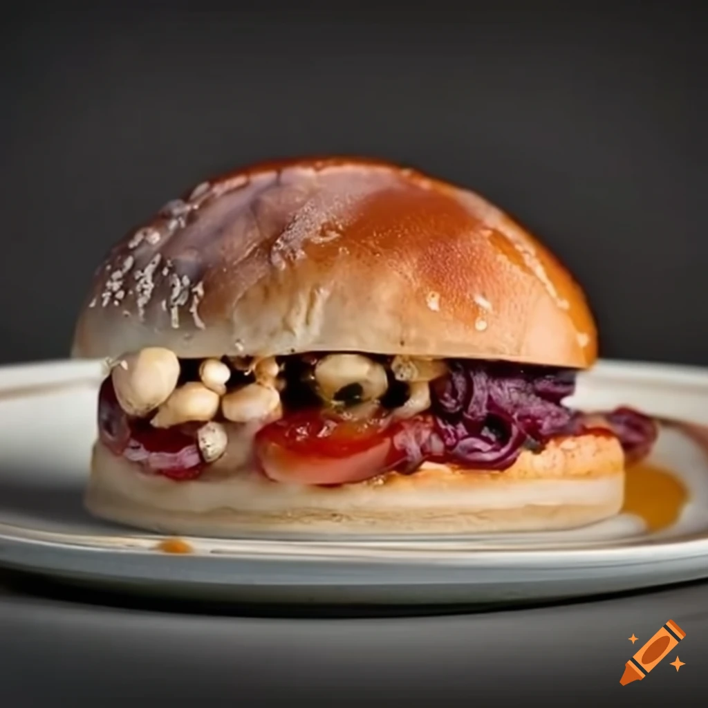 Disgusting alien food with american food