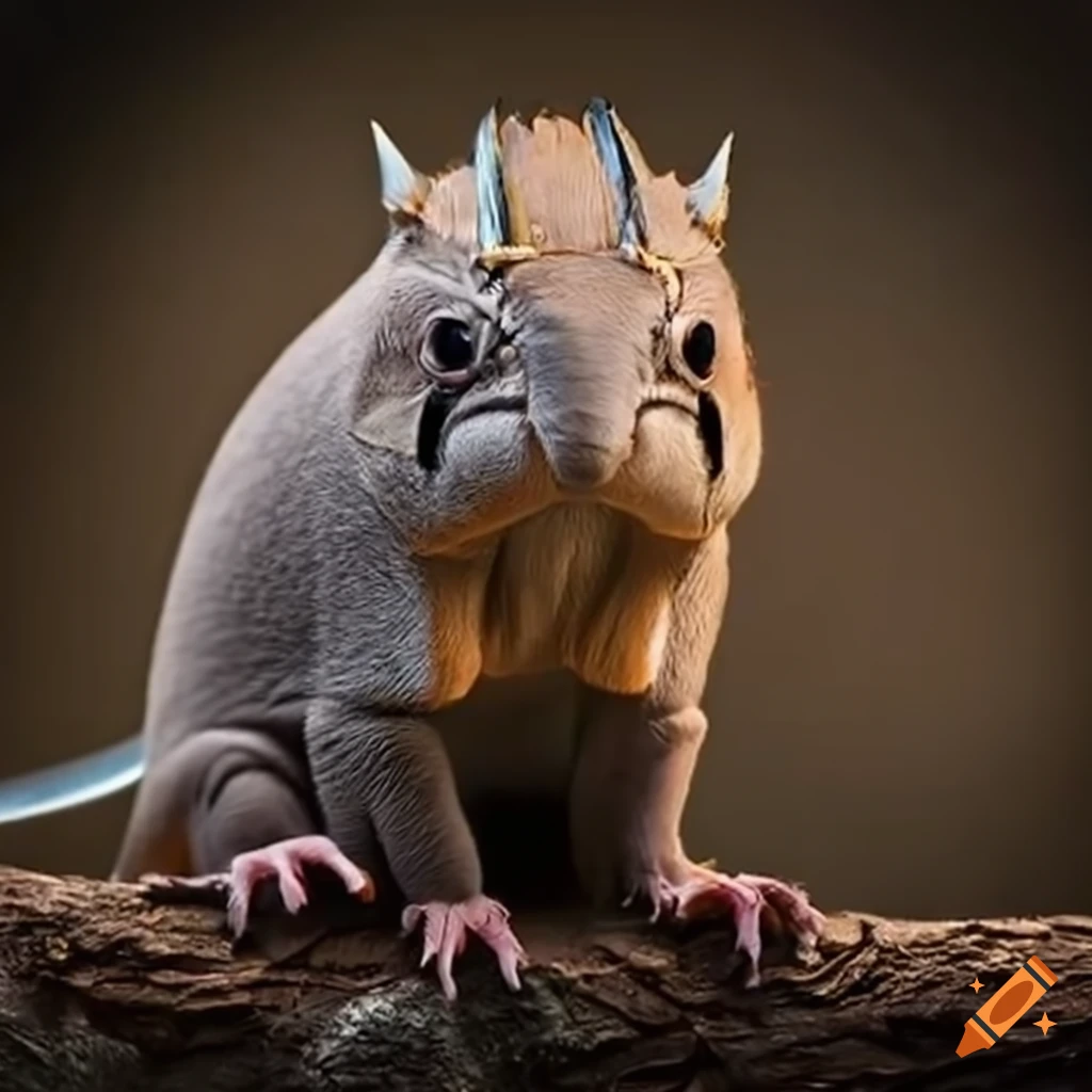An armored animal with rodent features native to áfrica on Craiyon