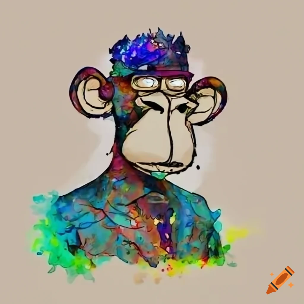 A unique bored ape style NFT inspired by hunter x Hunter on Craiyon