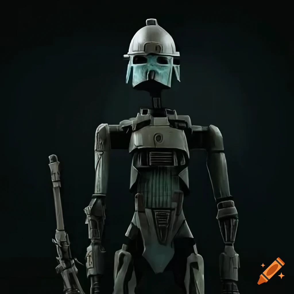 Droid army commander on Craiyon