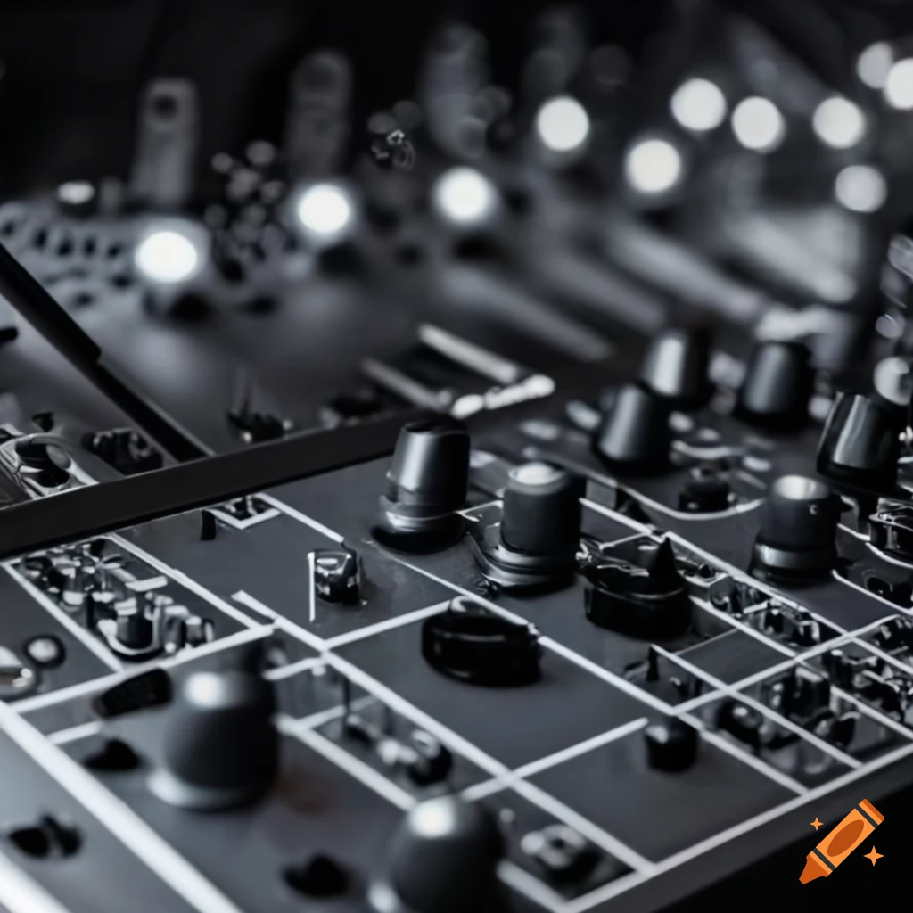 Traditional celtic music mxied with electronic dj mixer on Craiyon