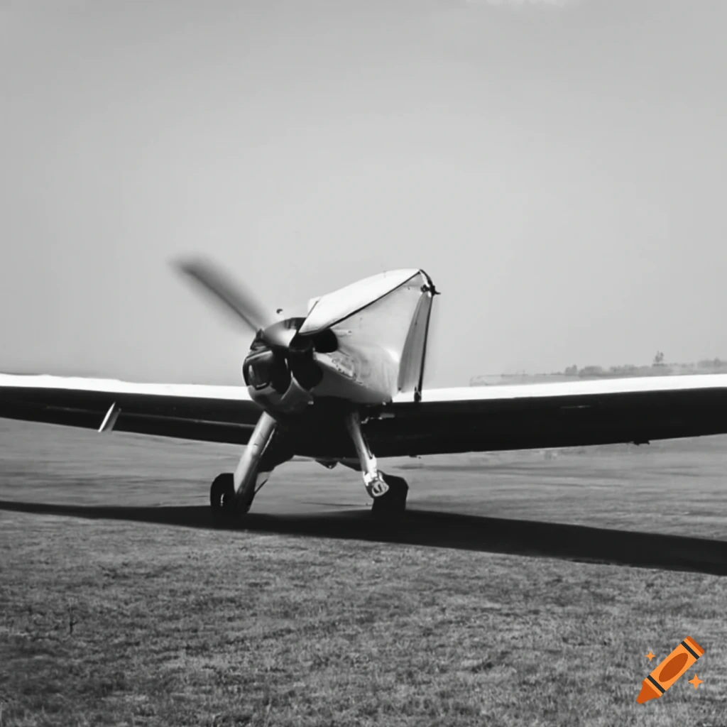 Single engine airplane on Craiyon