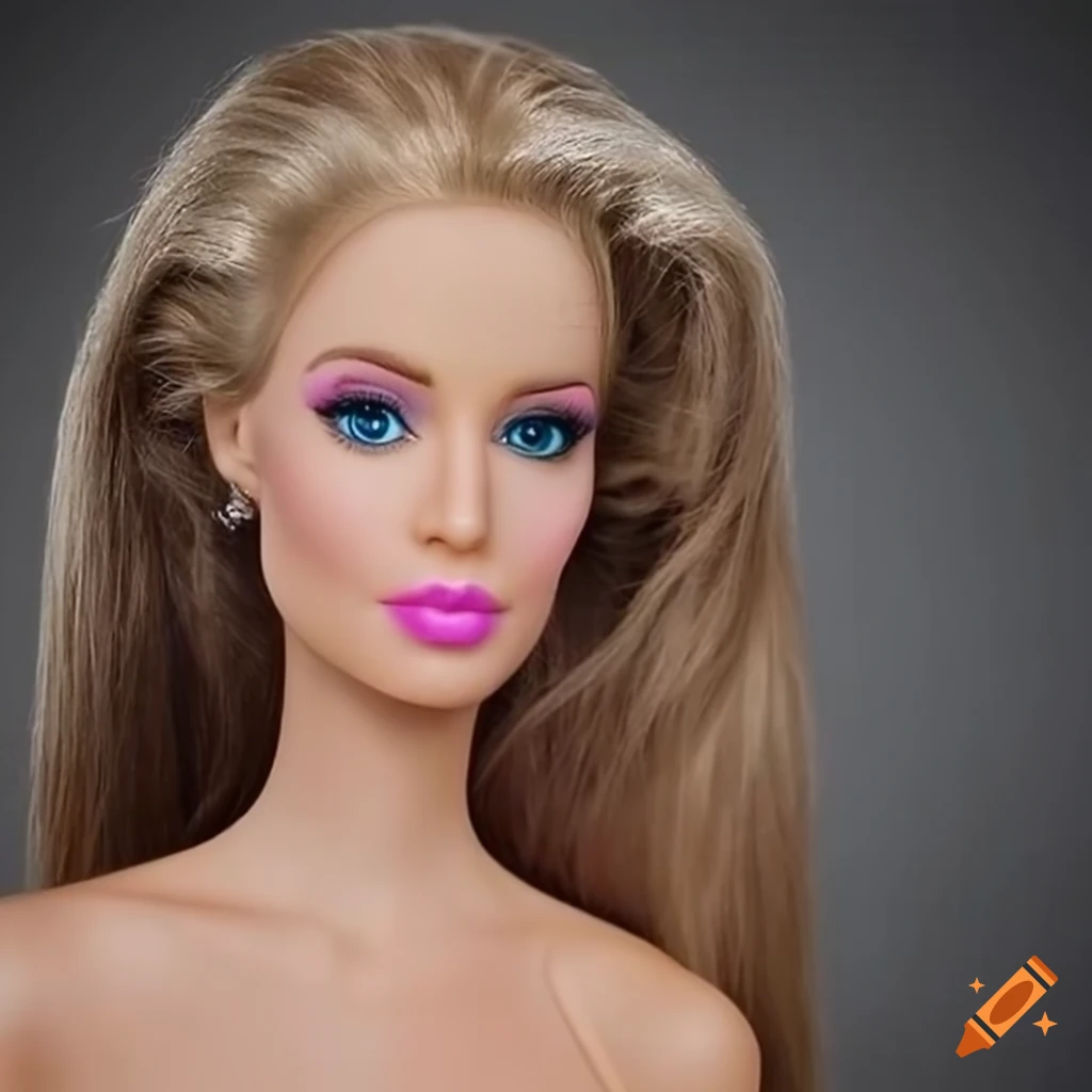 Beautiful woman portrait real-life super-detailed enhanced morphs into ...