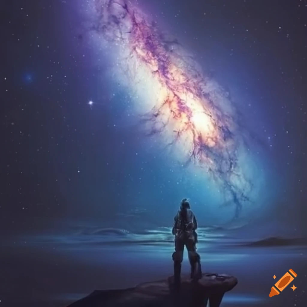 Science fiction, space, galaxy, milky way on Craiyon