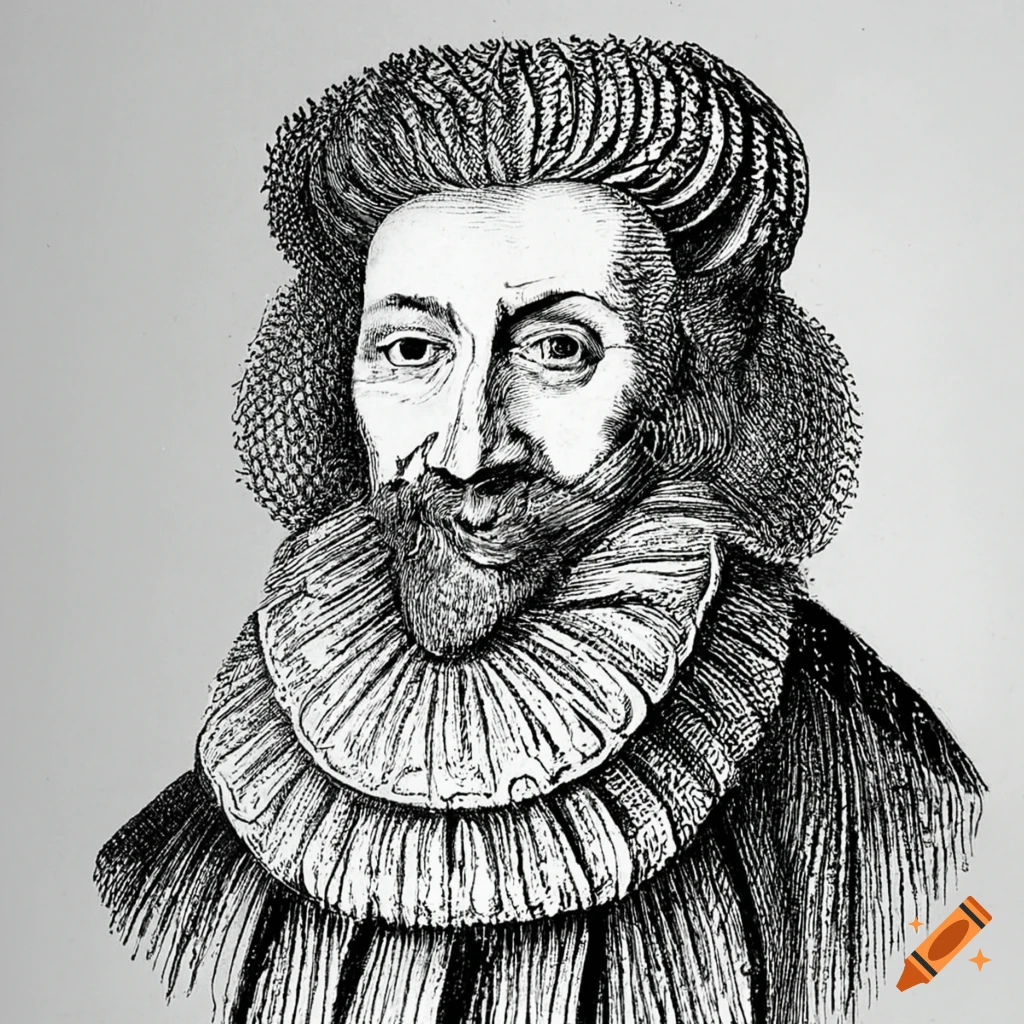 Portrait of man 1550s on Craiyon