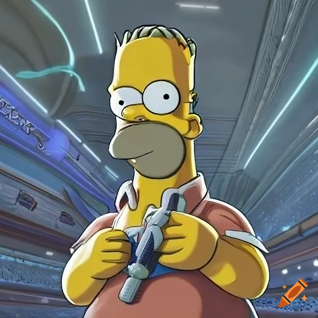 Homer simpson rocket league