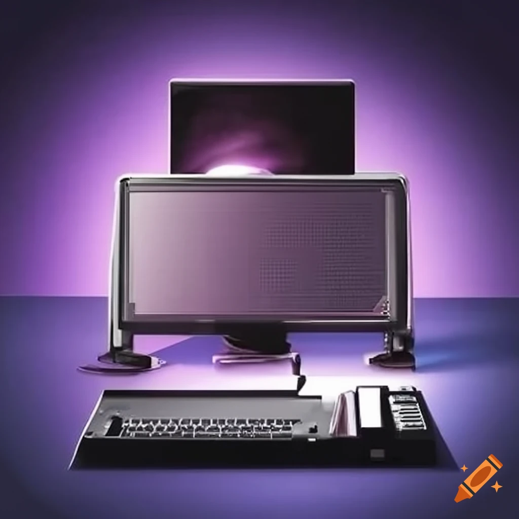 Computer work on Craiyon