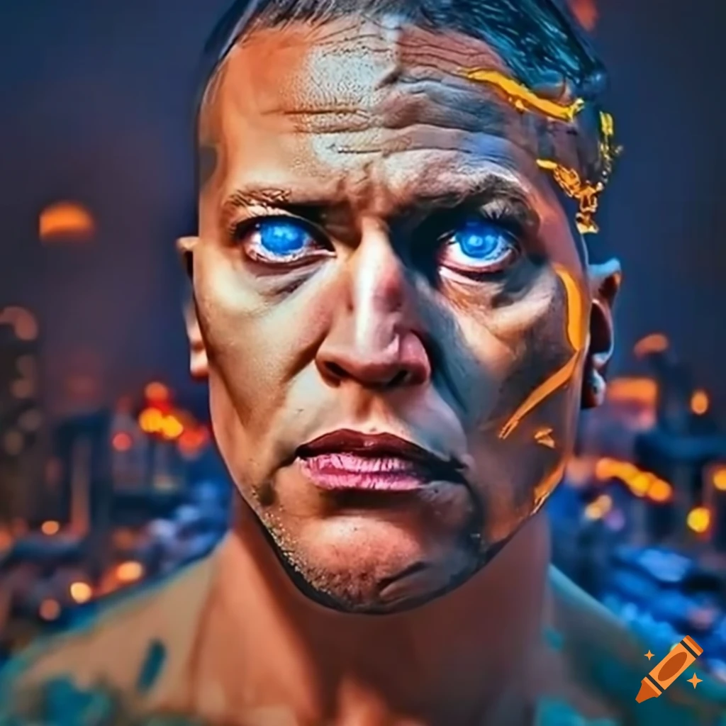 Derek chauvin glowing blue eyes