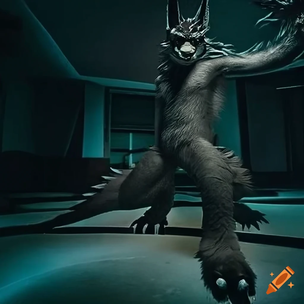 Real life, liminal resort with art deco interior and retro lights space ...