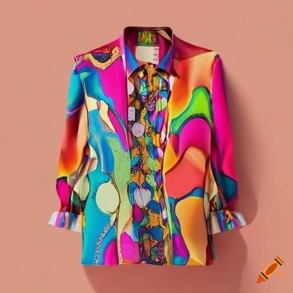 A vibrant, patterned shirt for a stylish look