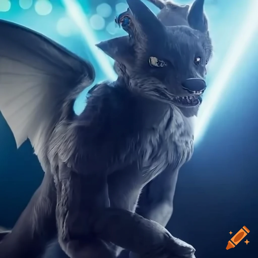 Winged Wolves Realistic