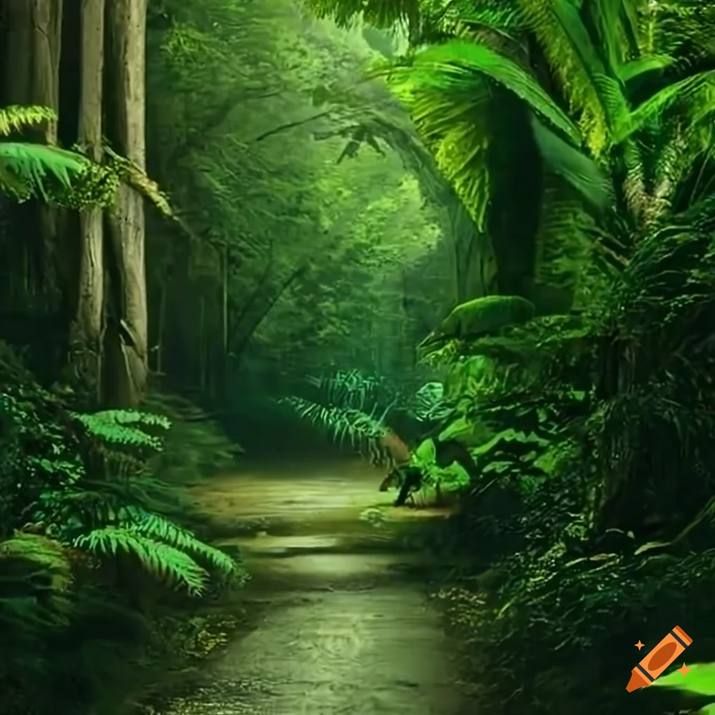 Path tropical forest