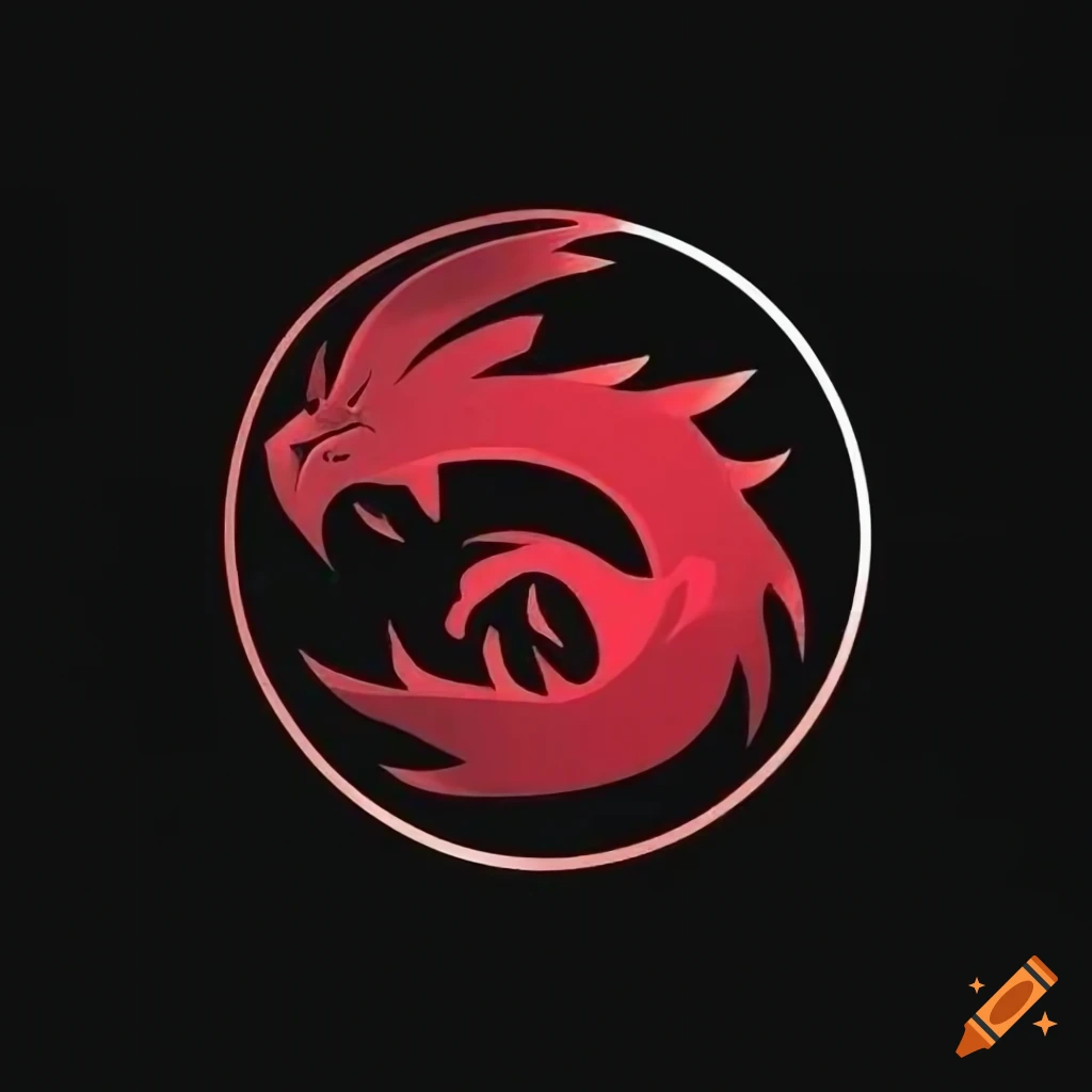 Dragon Logo In Circle