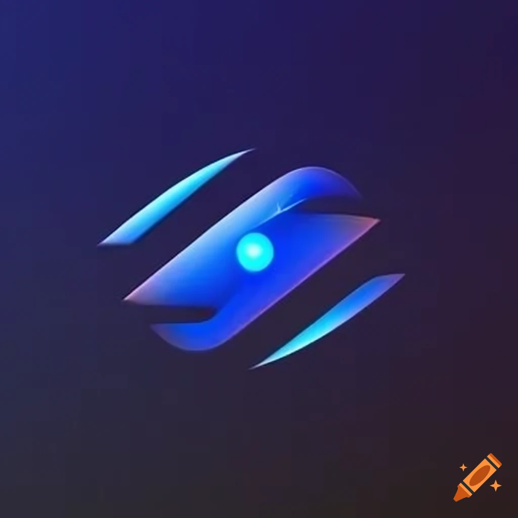 Futuristic logo for the neolink operating system