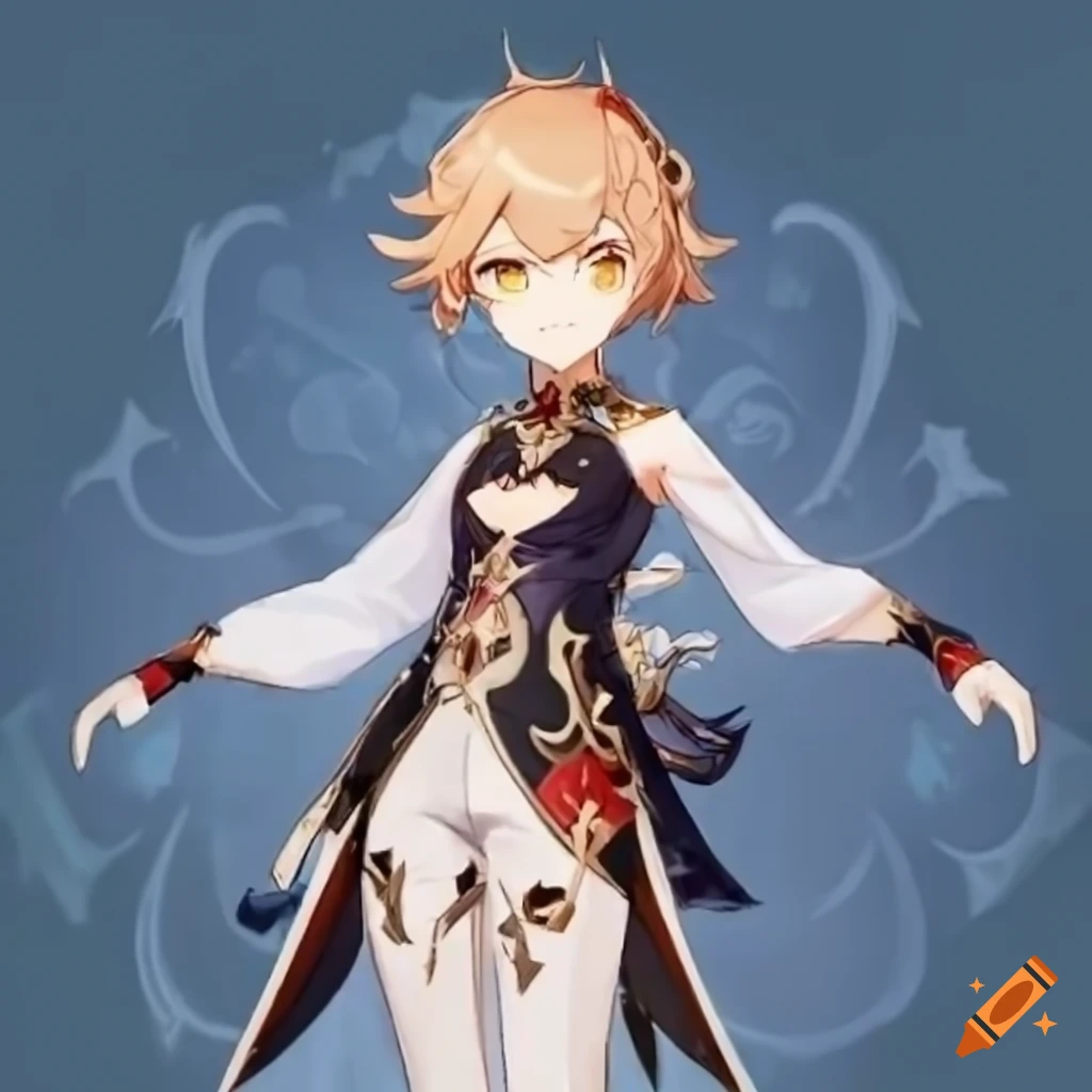 Genshin impact characters full body on Craiyon