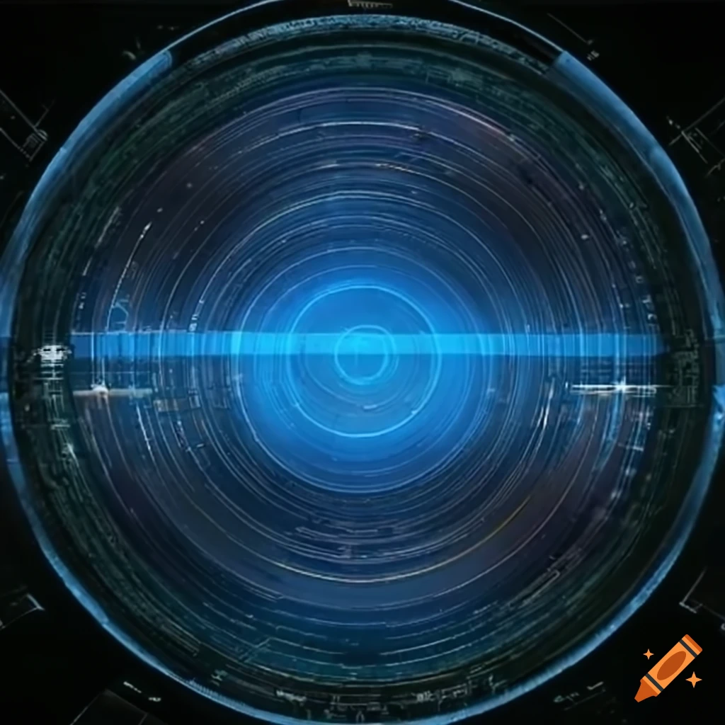 Scifi satellite scanner hud