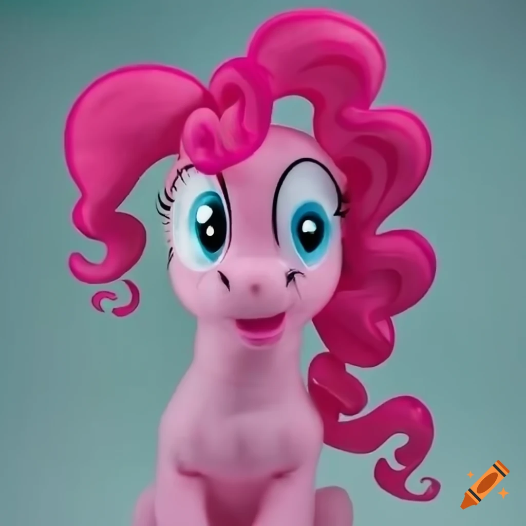 Pinkie pie bright colors photorealistic