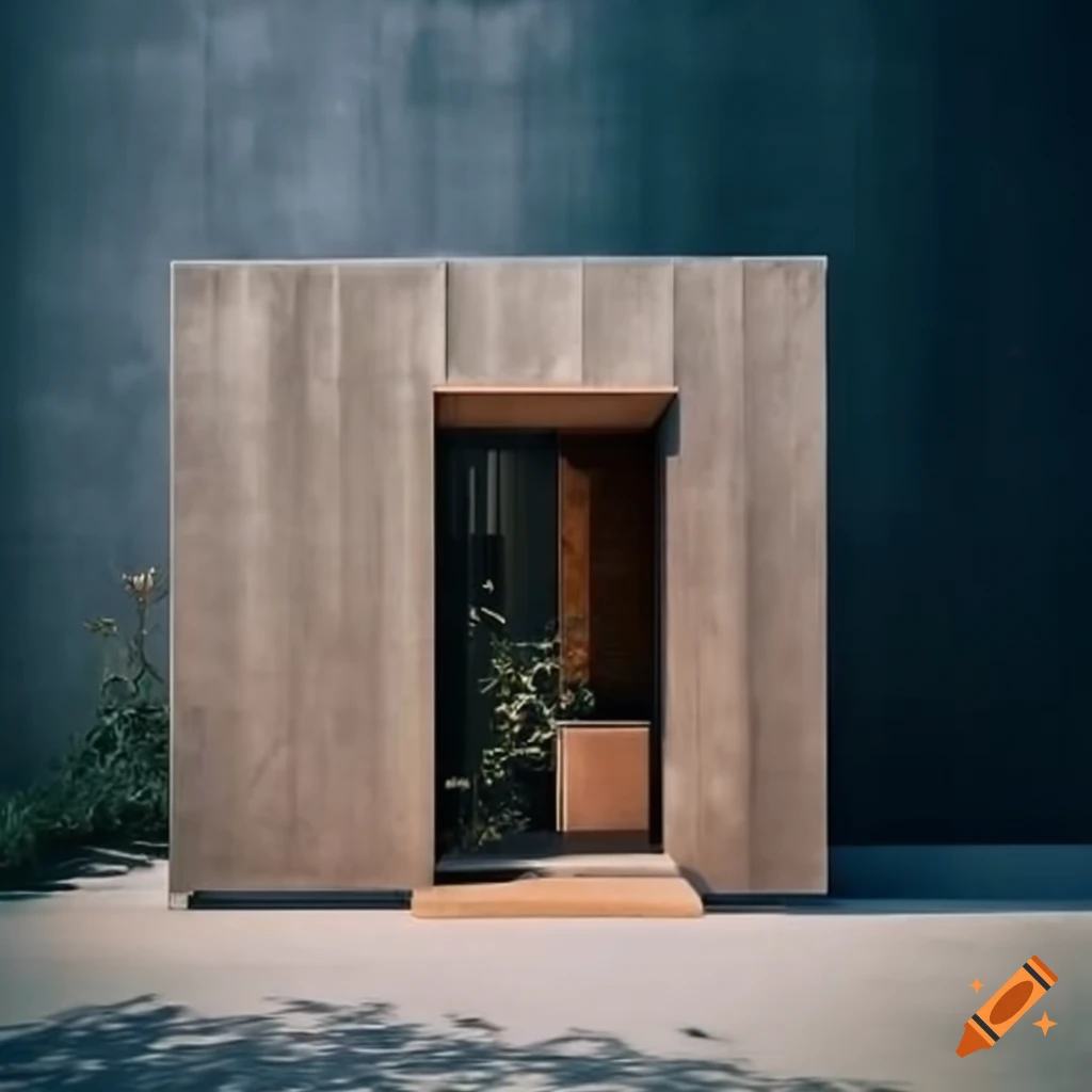 Shelter concrete exterior Minimal, design, house roof, basement ...