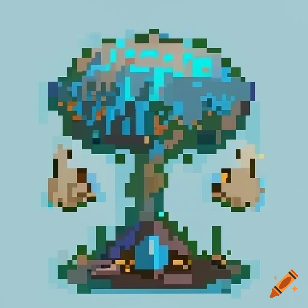 Epic pixel art on Craiyon