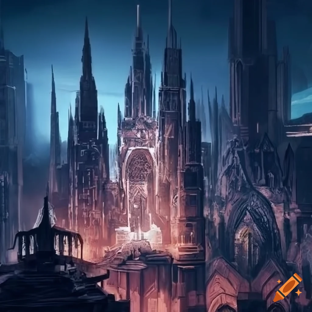 Medieval Futuristic City