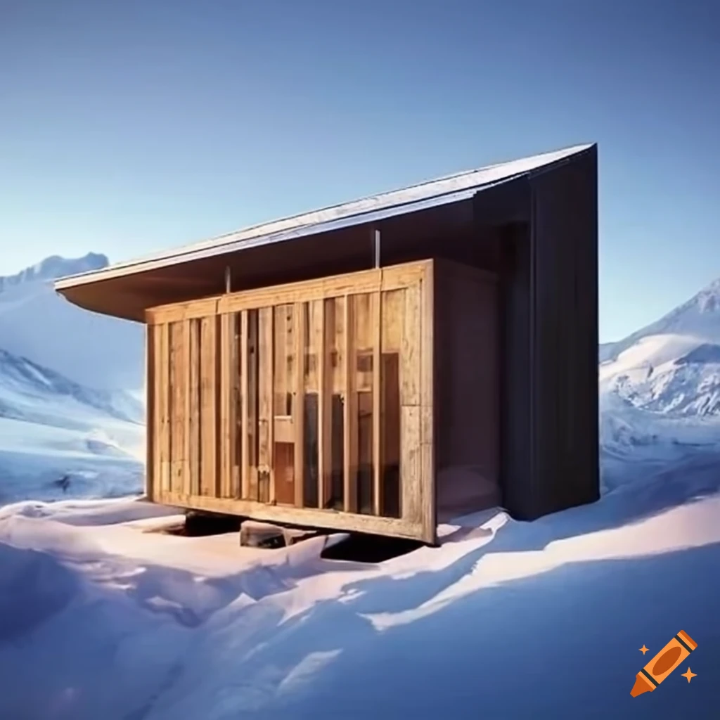 Cabin design concrete vernacular alpine architecture, house roof ...