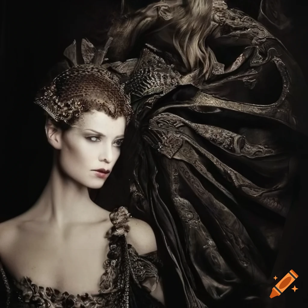 Alexander mcqueen, beautiful woman posing, warrior, karol bak ...