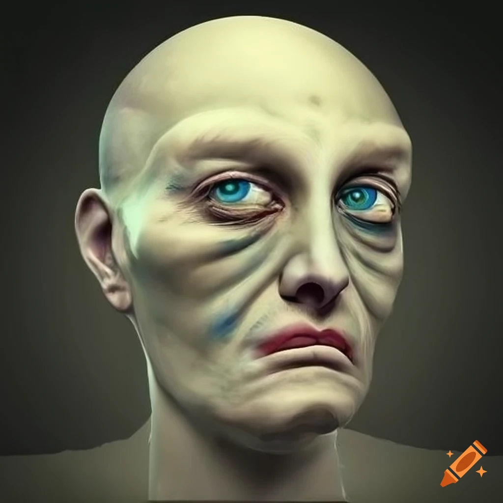 Surrealism weird faces