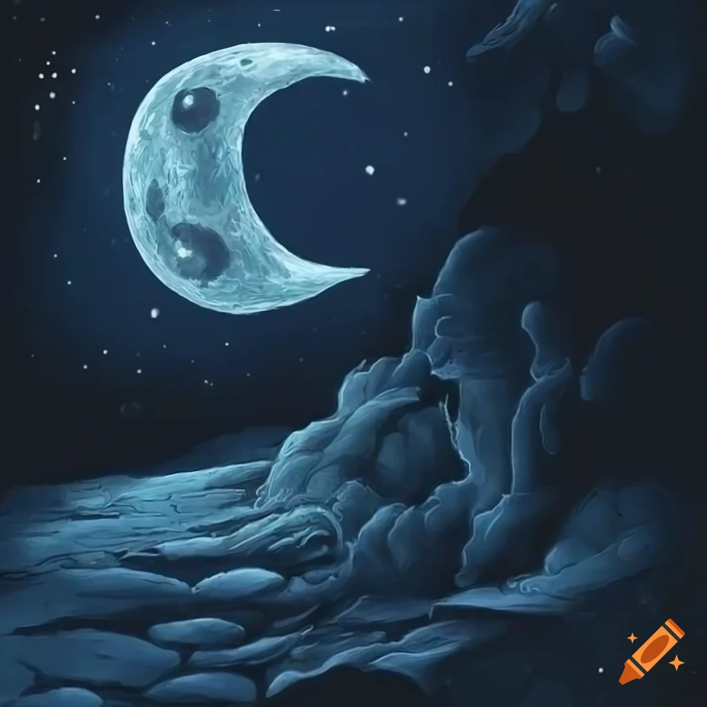 Moon drawing
