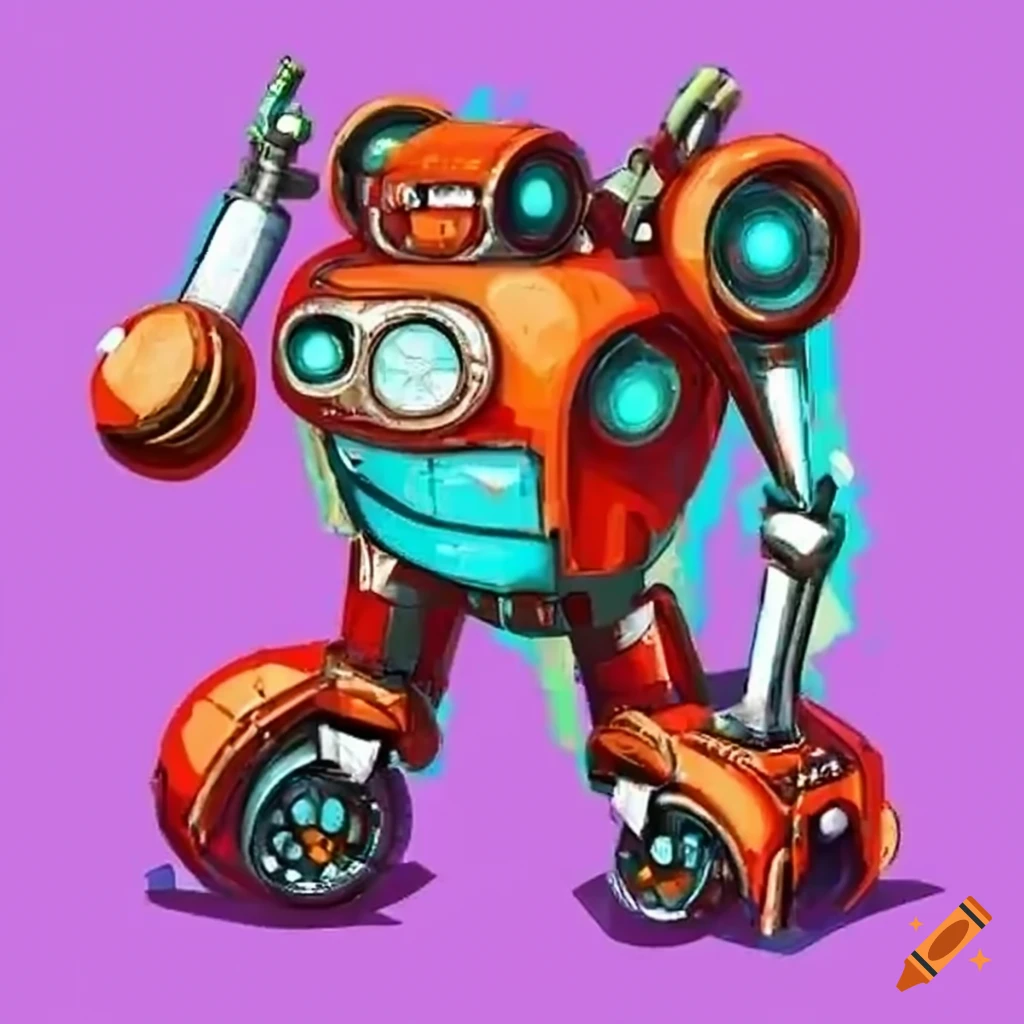 A junkyard for deffect robots
