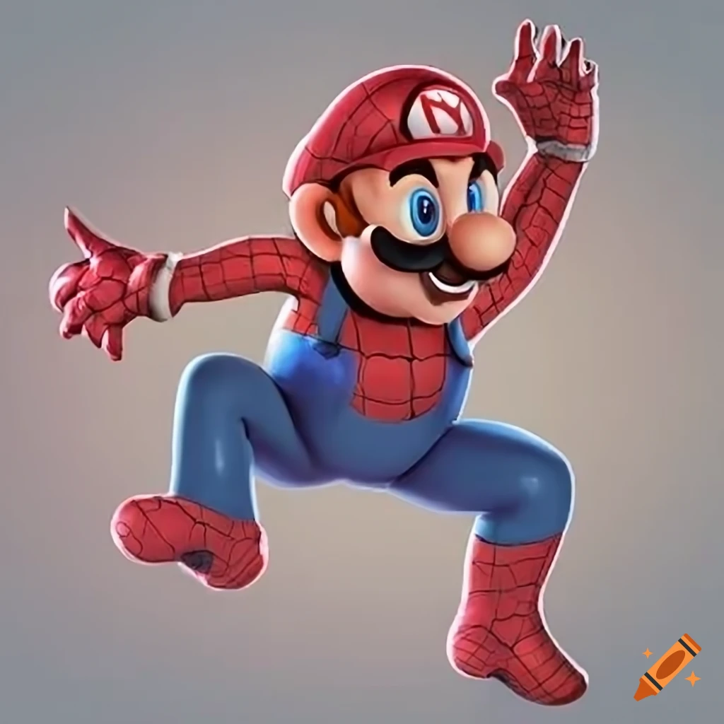 Mario and spiderman