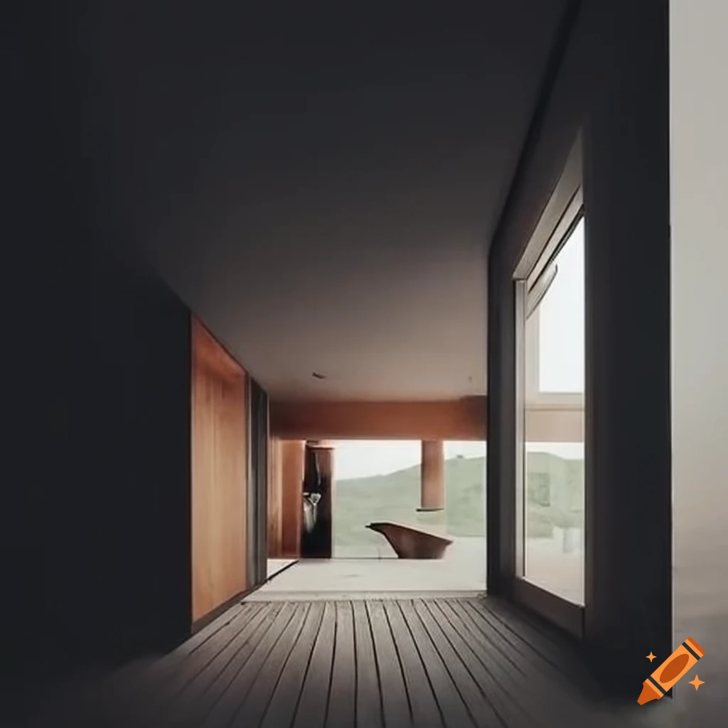 Shelter concrete exterior Minimal, design, house roof, basement ...