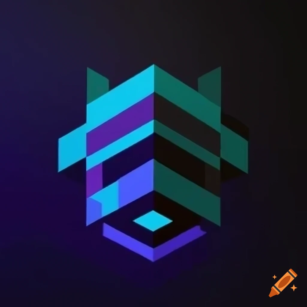 Minecraft survival streamer server logo